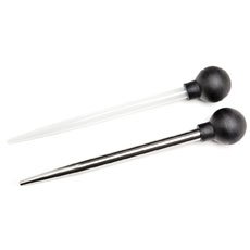 Sampler (Thief) Stainless Steel with Black Bulb – Crafted Fermentations